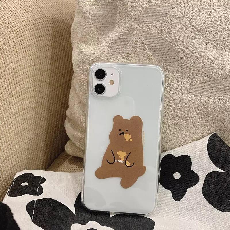 Just a Little Honey Phone Case | White Tanuki
