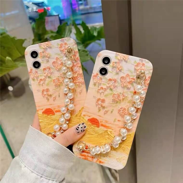 Painted Sunrise Phone Case | White Tanuki